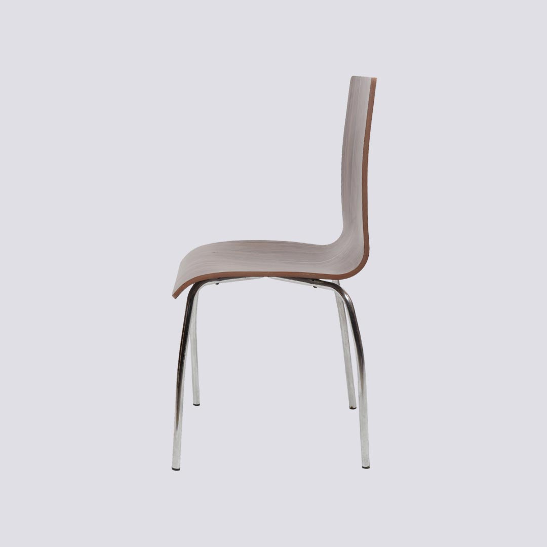 Buy Cafe Laminate Chair 801 In Metal Frame | Omacme Furniture