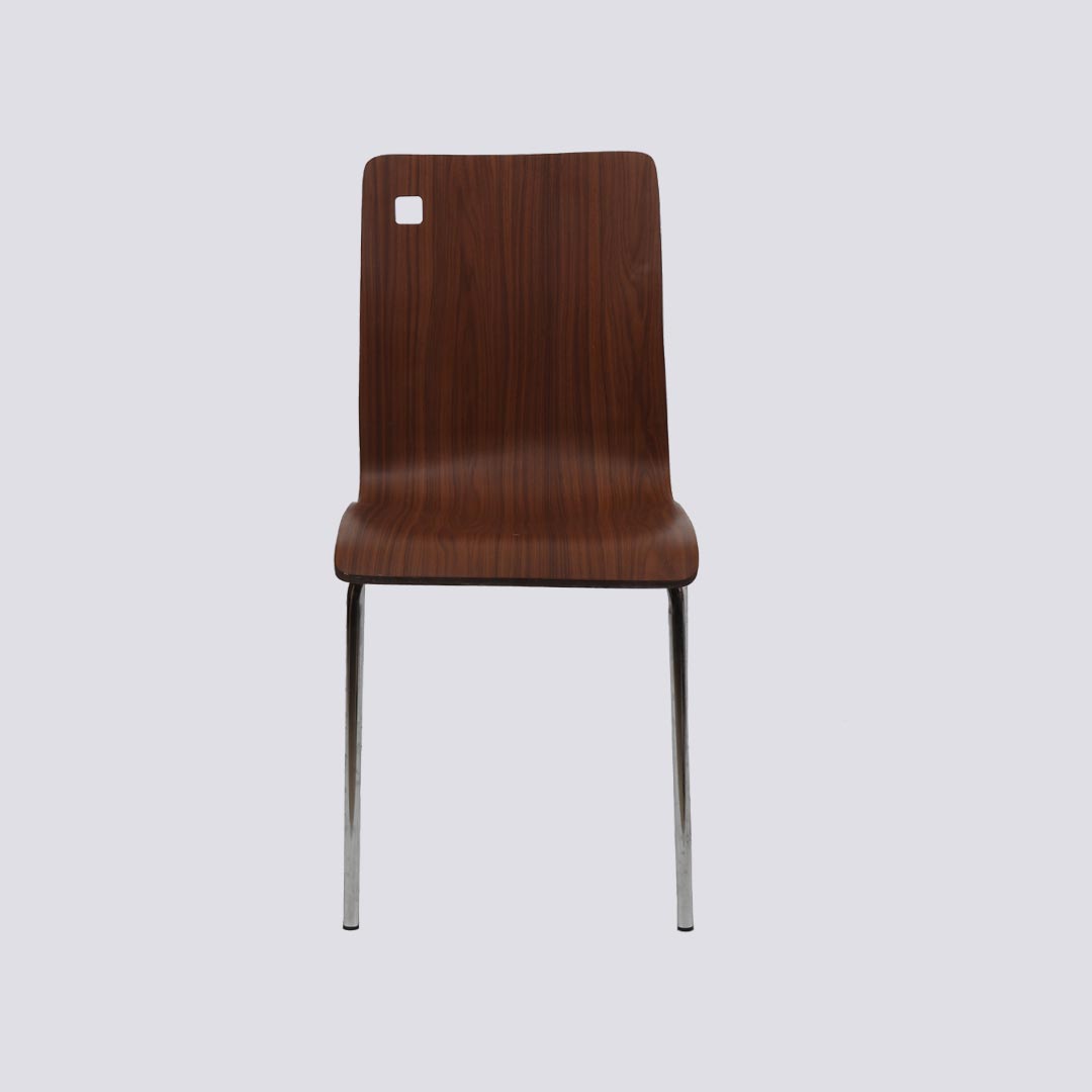 Buy Cafe Laminate Chair 802 In Metal Frame | Omacme Furniture