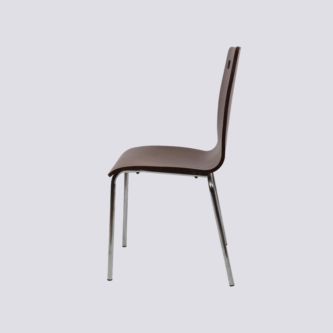 Buy Cafe Laminate Chair 802 In Metal Frame | Omacme Furniture