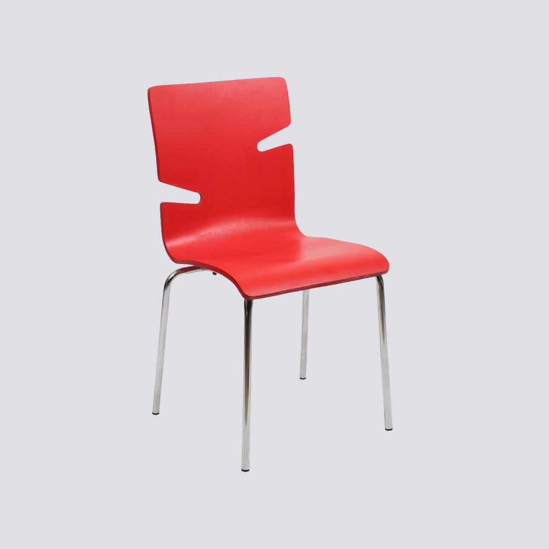 Buy Cafe Laminate Chair 806 In Metal Frame | Omacme Furniture