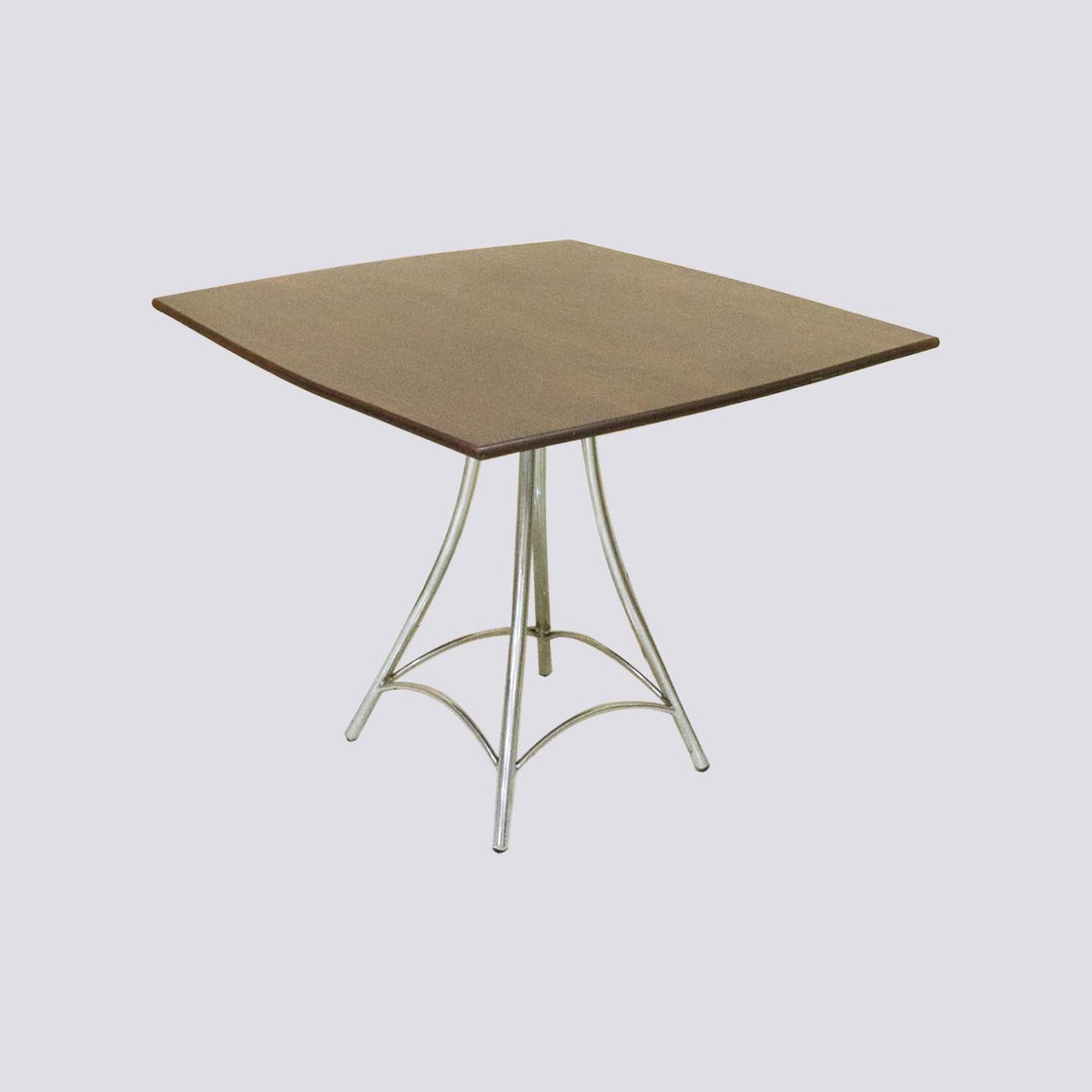 Buy Cafe Table 1004 In Metal Frame | Omacme Furniture