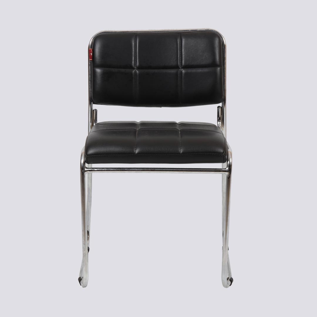 Buy Mid Back Office Fix Chair 366 In Metal Frame | Omacme Furniture