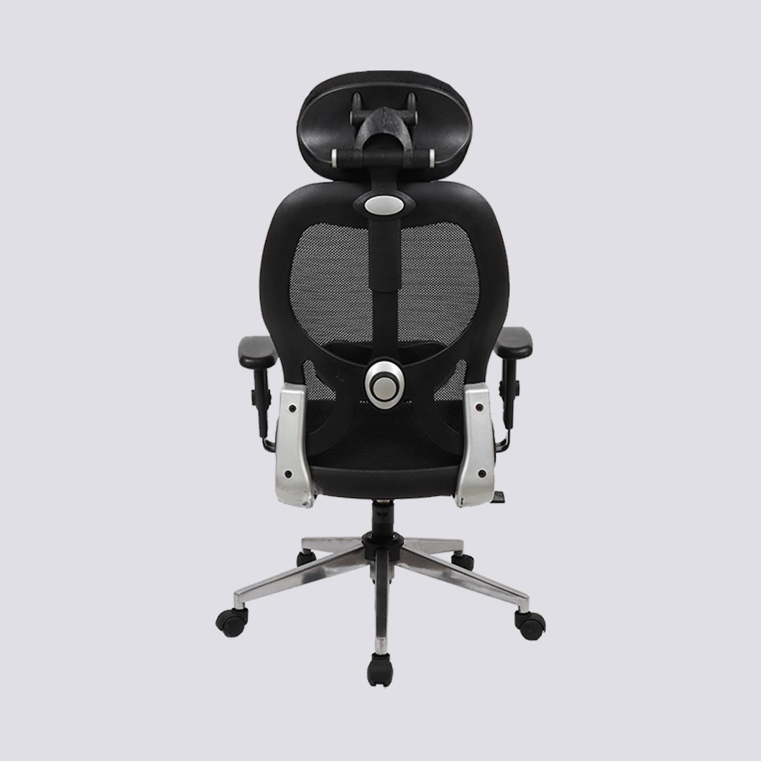 Buy High Back Executive Net Revolving Chair 1318 In Metal Frame ...