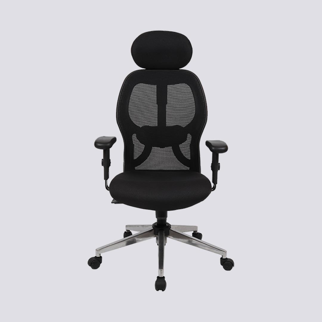Buy High Back Executive Net Revolving Chair 1318 In Metal Frame ...