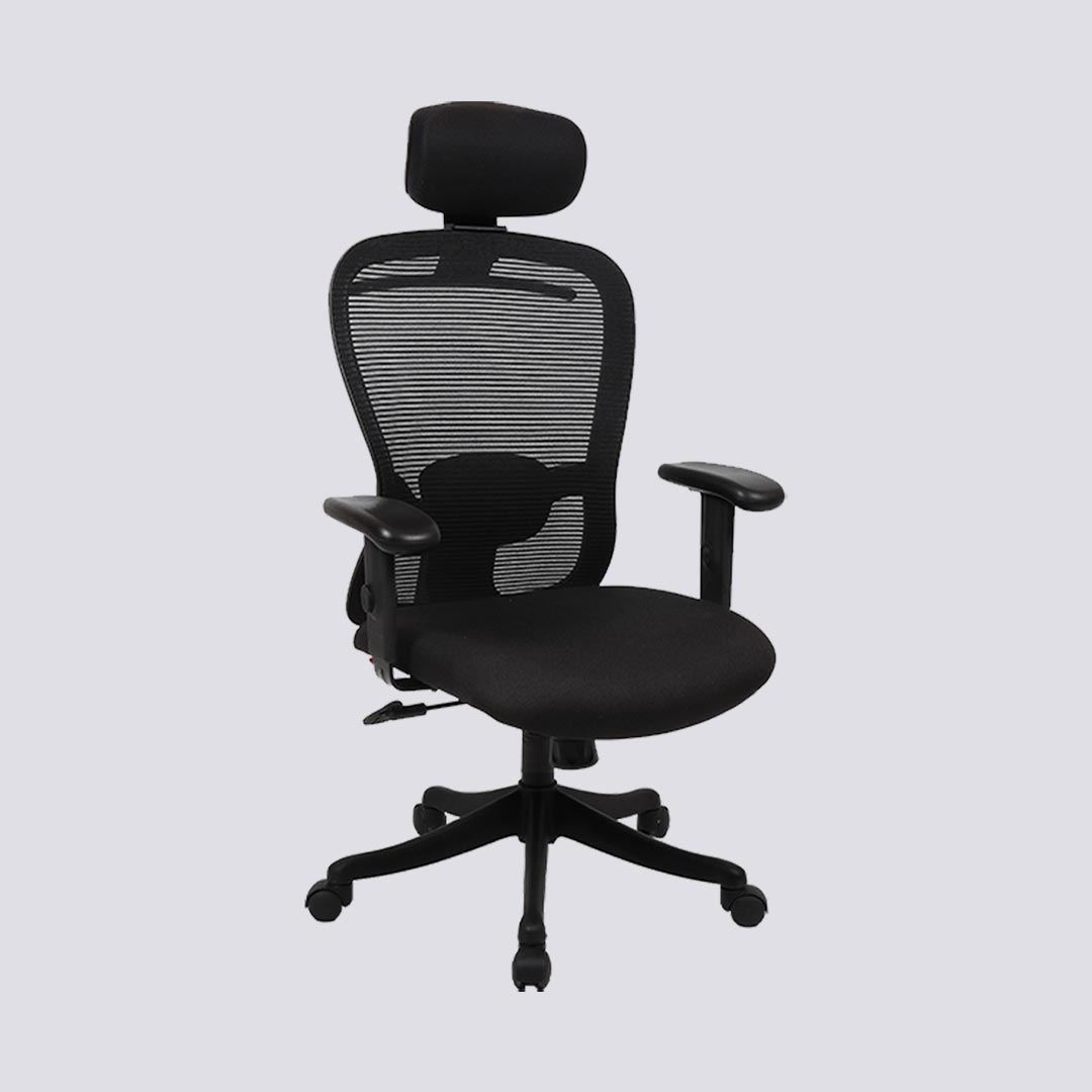 Buy High Back Executive Net Revolving Chair 1312 In Metal Frame ...