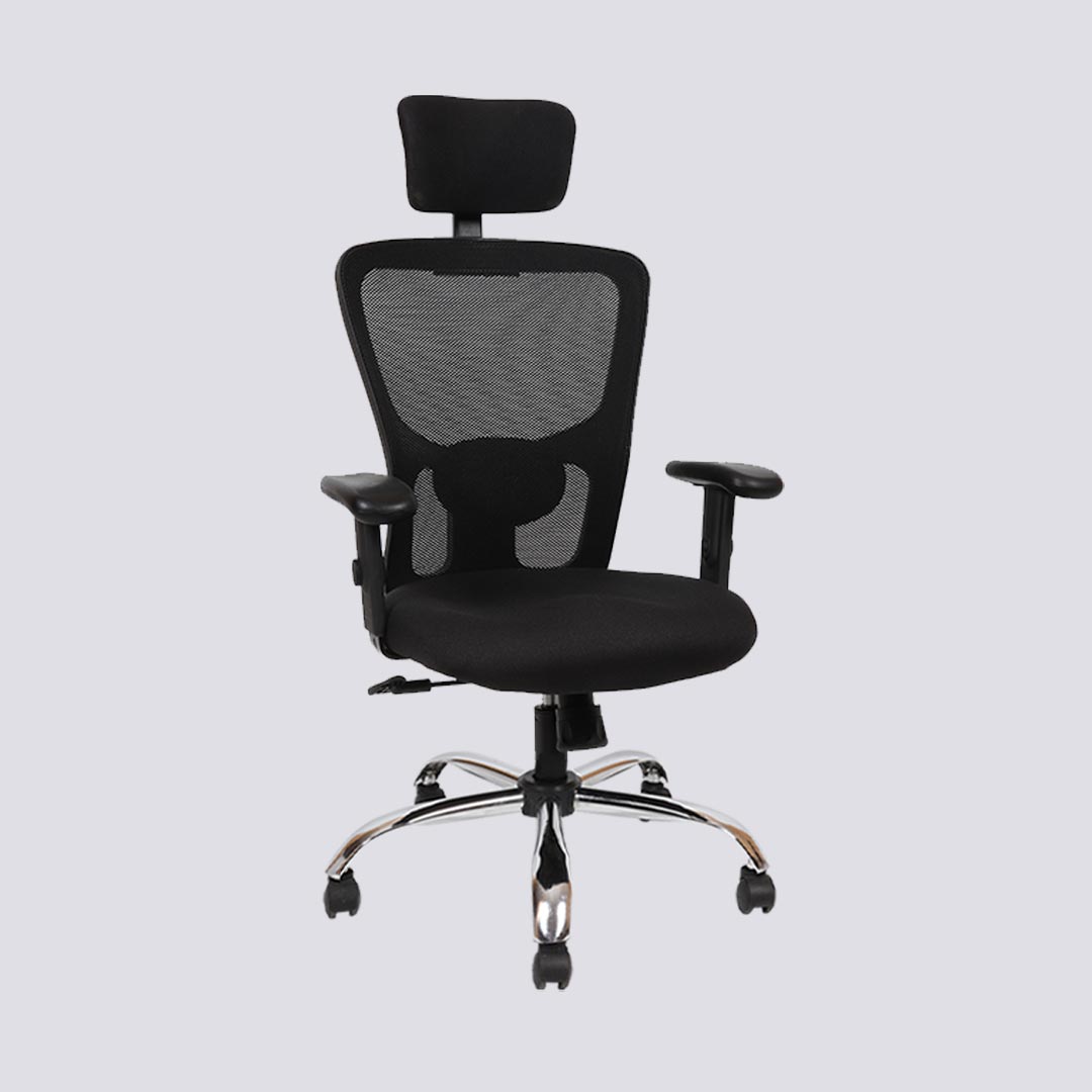 Buy High Back Executive Net Revolving Chair 1310 In Metal Frame ...