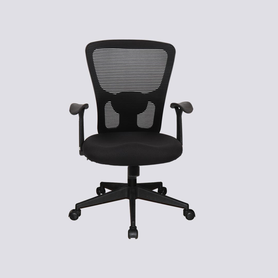 Buy Mid Back Executive Net Revolving Chair 1309 In Metal Frame | Omacme ...
