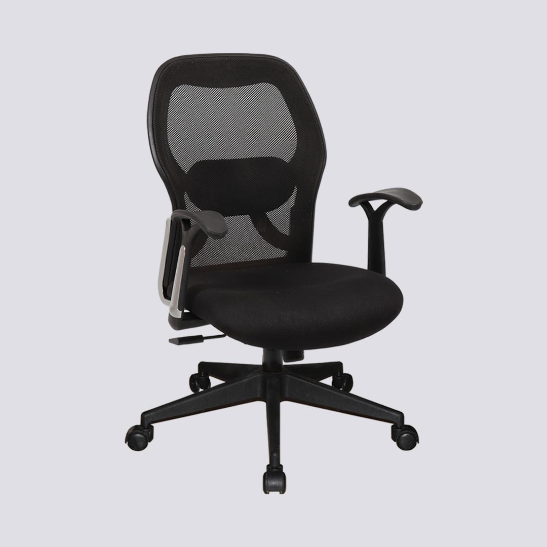 Buy Mid Back Executive Net Revolving Chair 1316 In Metal Frame | Omacme ...