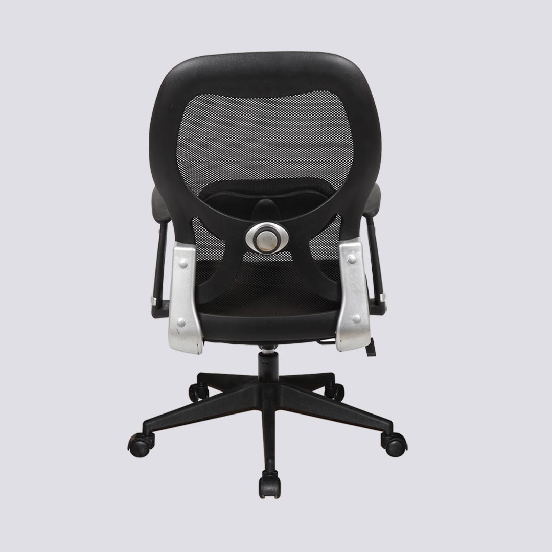 Buy Mid Back Executive Net Revolving Chair 1316 In Metal Frame | Omacme ...